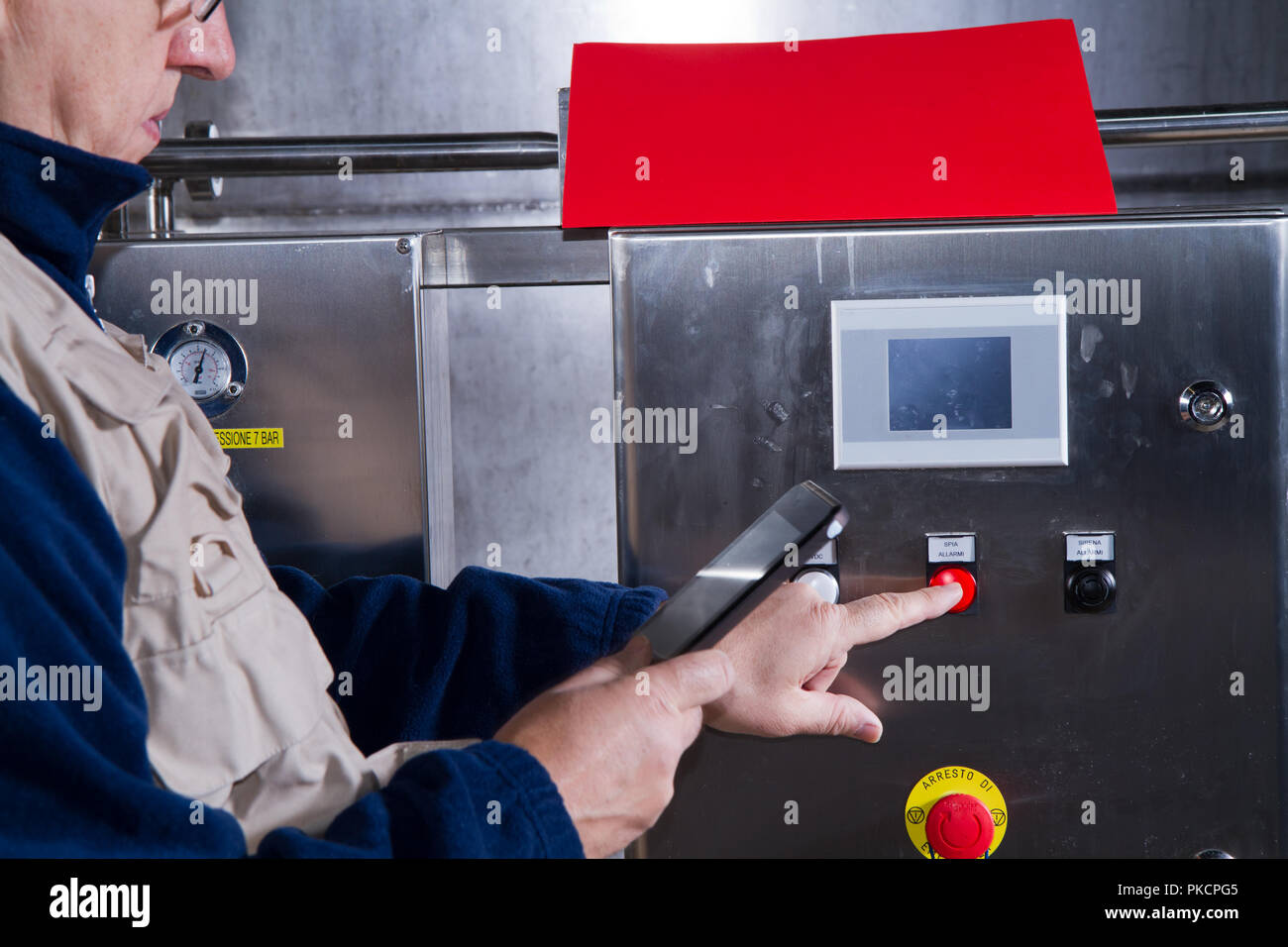 repairman at maintenance work Stock Photo - Alamy