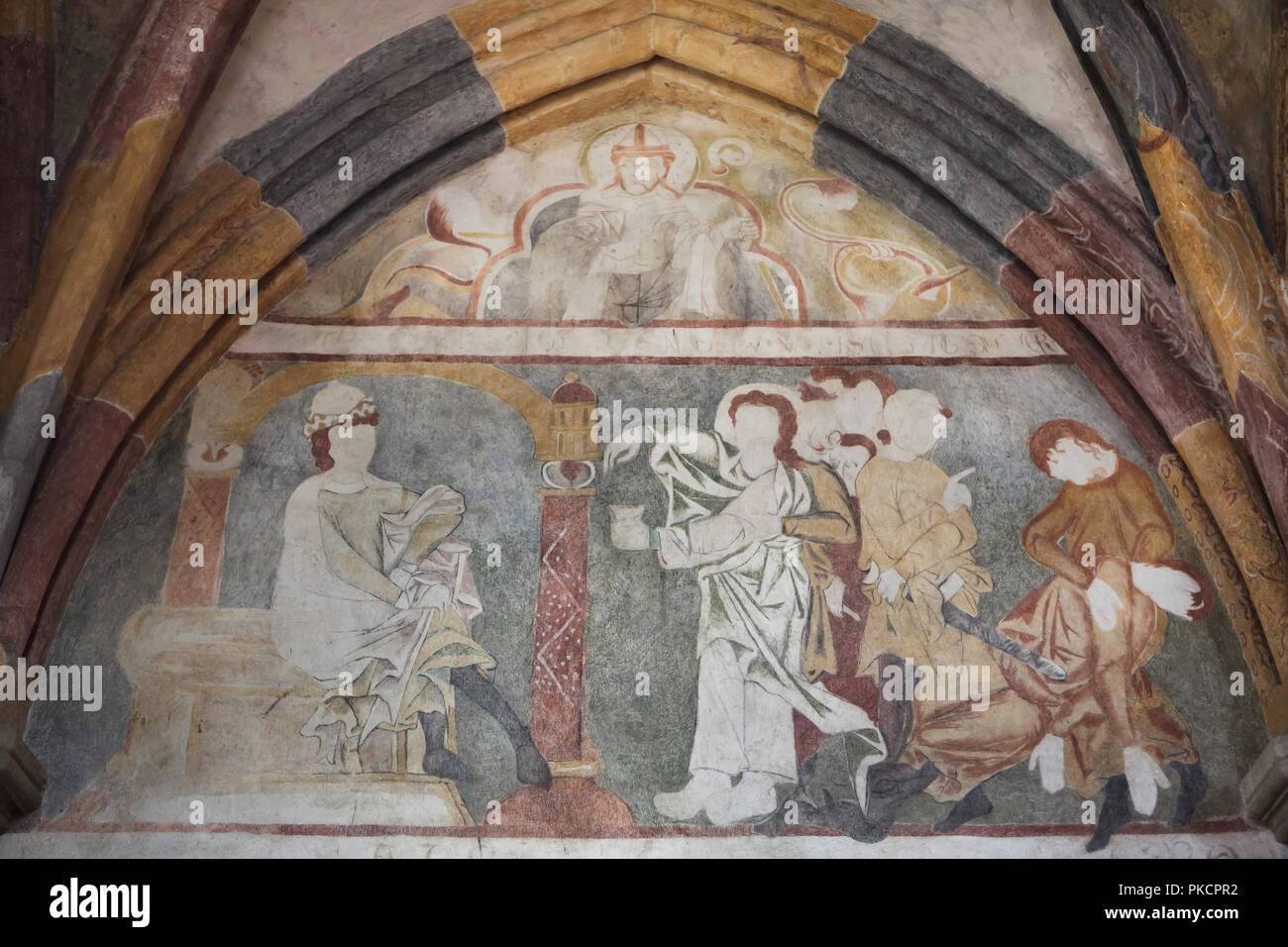 The miracle of the poisoned cup hi-res stock photography and images - Alamy