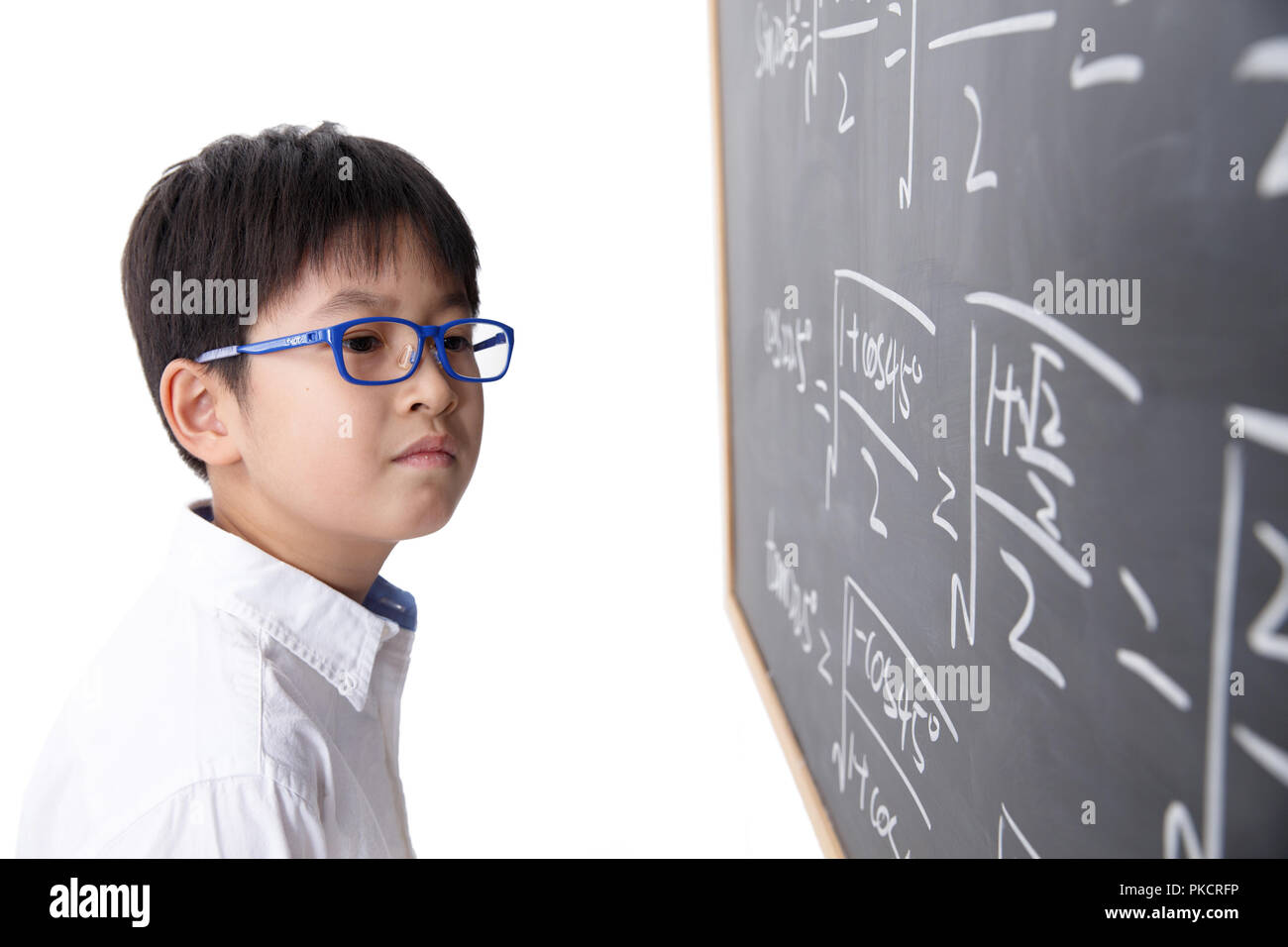 Primary school boys were math problem posed Stock Photo - Alamy