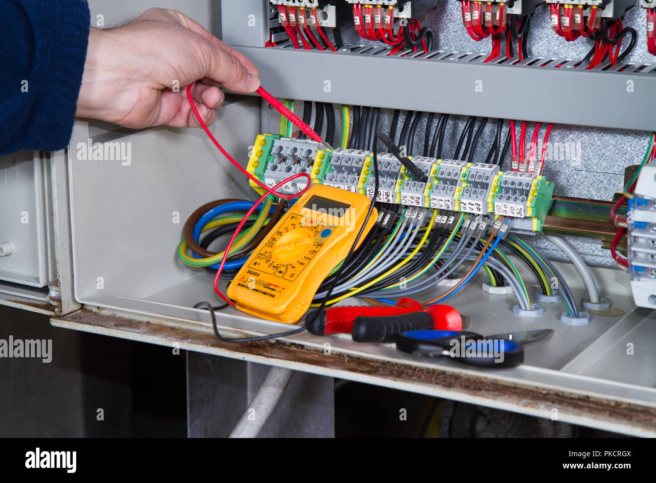 Installing electric box hi-res stock photography and images - Alamy