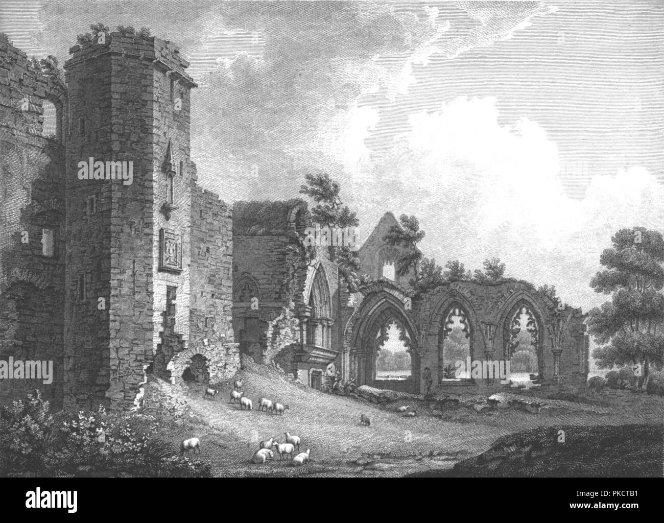 The College of Lincluden, Dumfries, Scotland, c1782. Artists: William ...