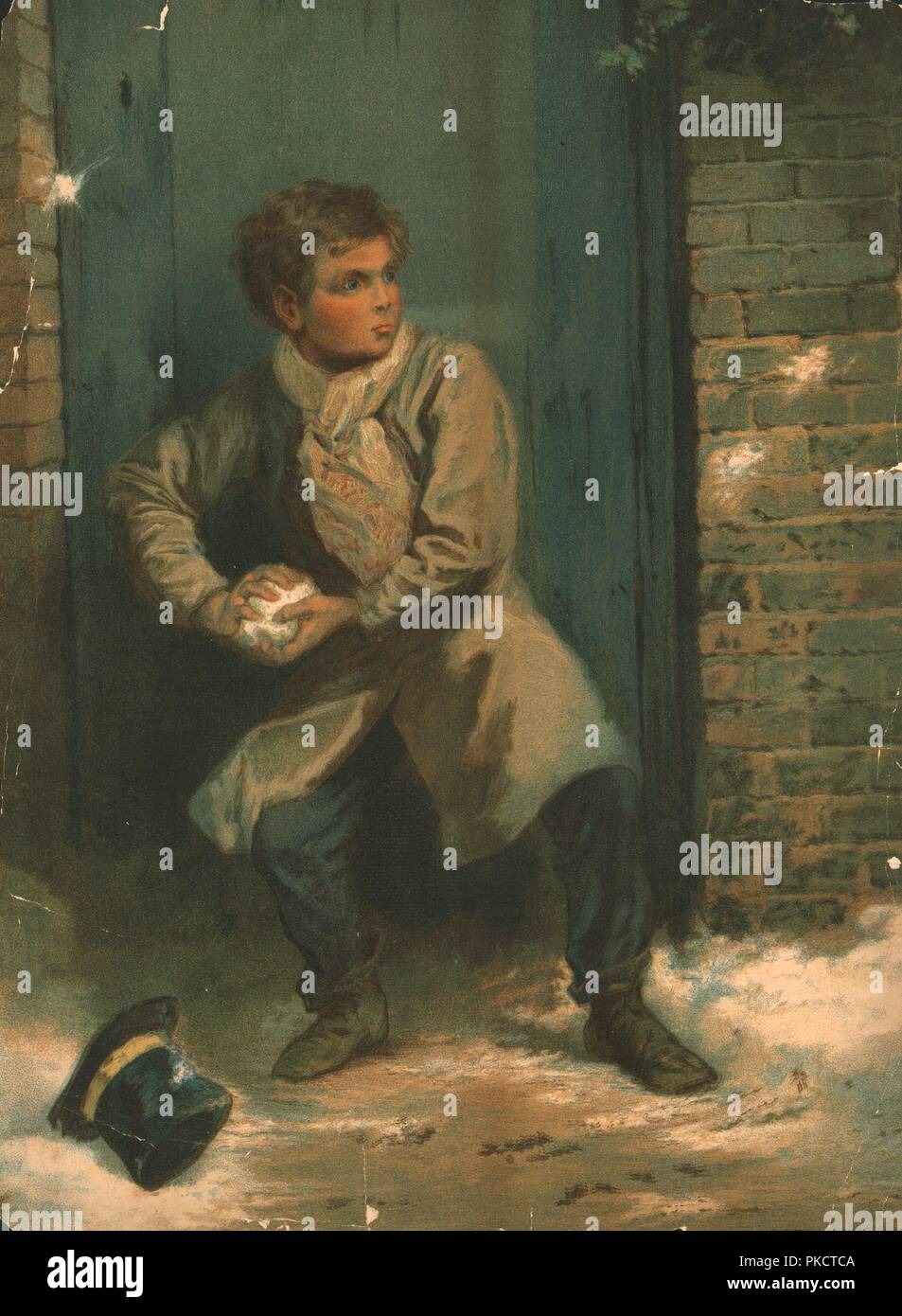 'The Snowballer', 19th century. Artist: Unknown Stock Photo - Alamy