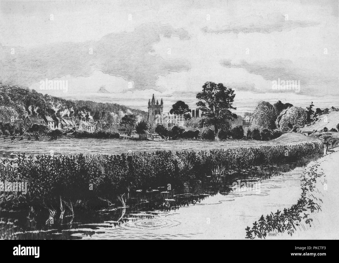 River misbourne Black and White Stock Photos & Images - Alamy