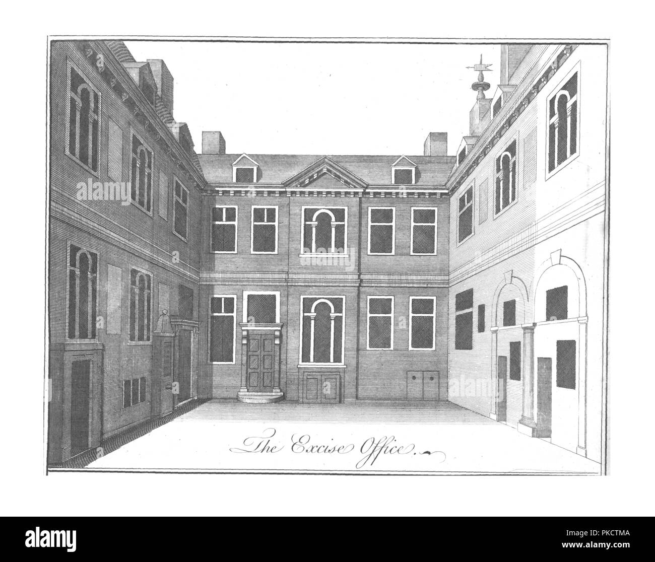 'The Excise Office.', c1756. Artist: Benjamin Cole Stock Photo - Alamy