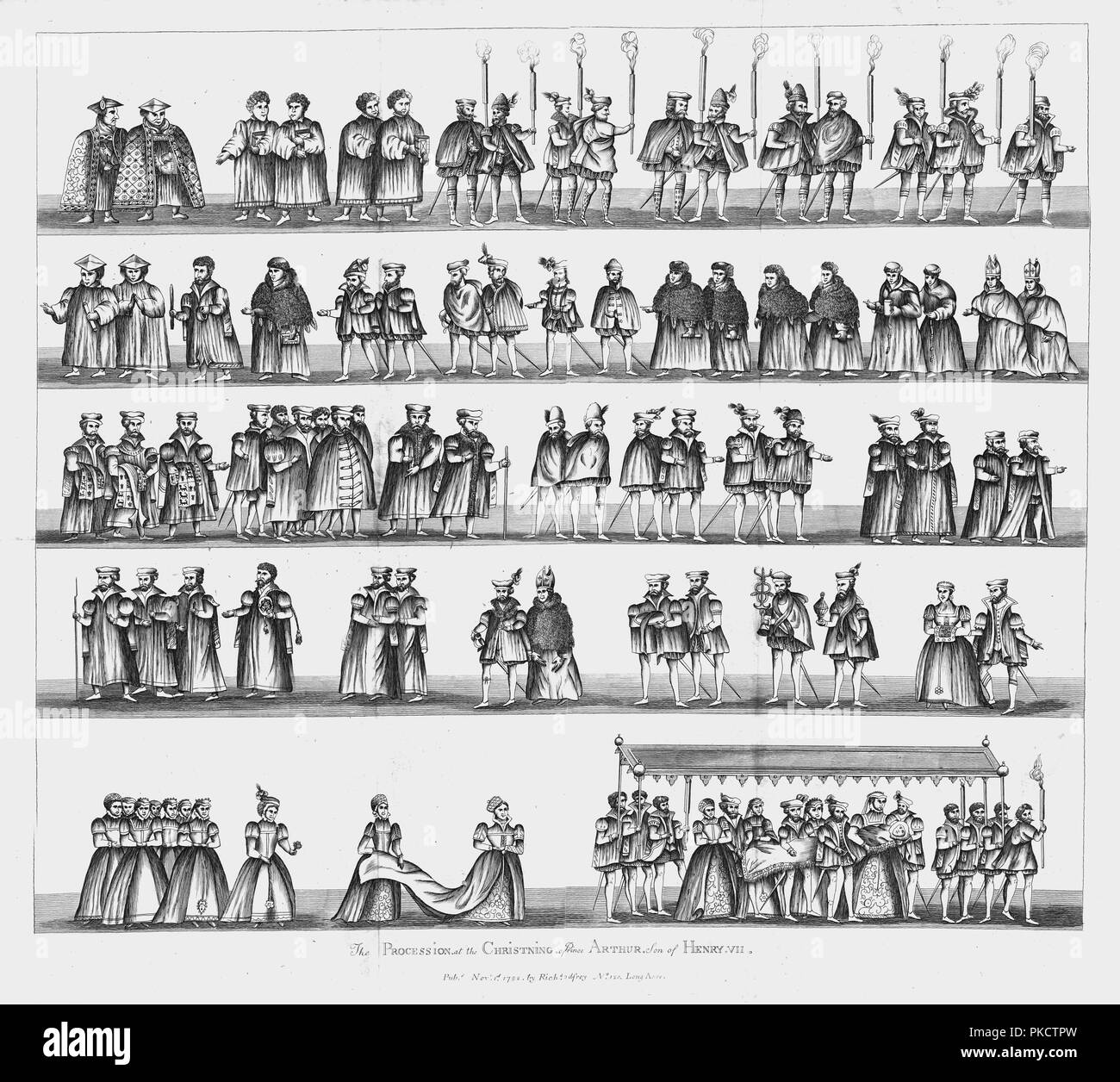 The Christening of Prince Arthur, 24 September 1486, (1782). Artist ...