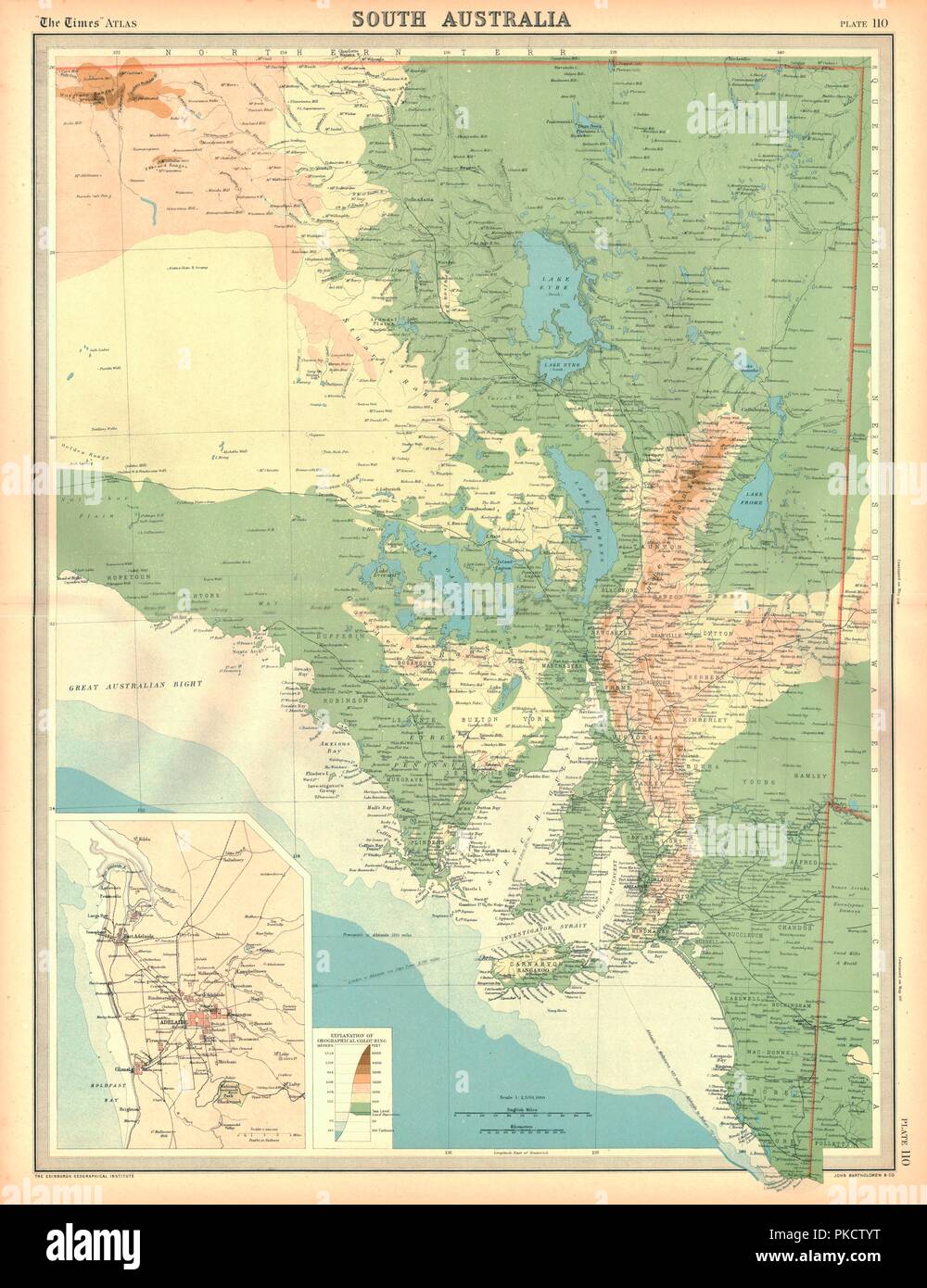 Map of south australia hi-res stock photography and images - Alamy
