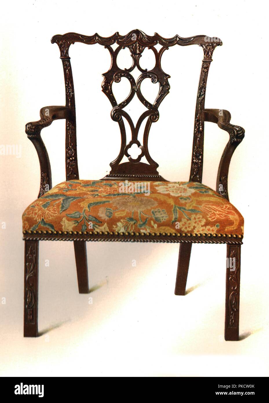 Mahogany chair, 1906. Artist: Shirley Slocombe Stock Photo - Alamy