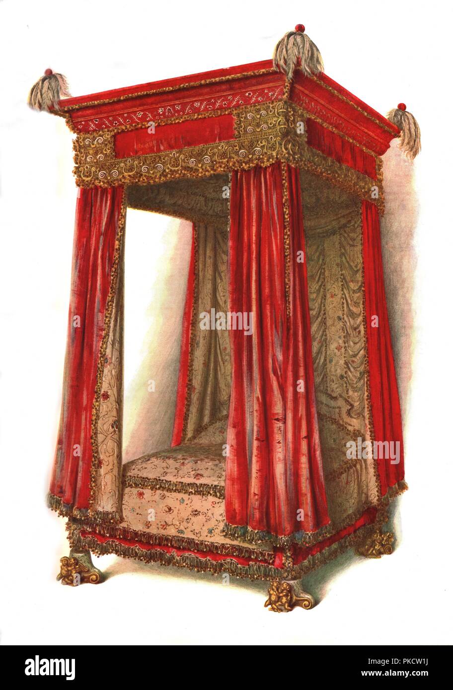 Bed, 1905. Artist: Shirley Slocombe Stock Photo - Alamy