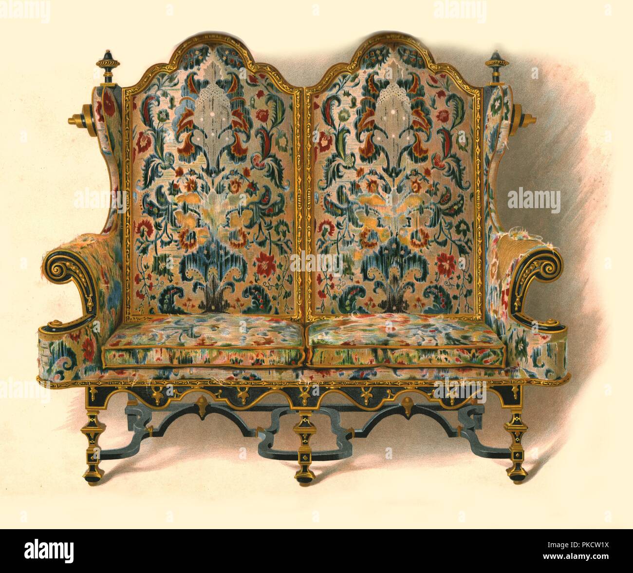 Settee, 1905. Artist: Shirley Slocombe Stock Photo - Alamy