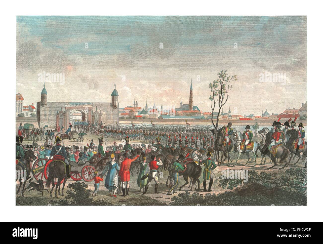 Entry of the French into Vienna, 14 November 1805, (c1850). Artist ...