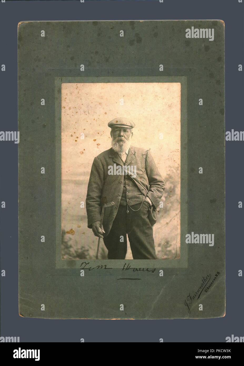 Tom Morris, c1900. Artist: J Fairweather Stock Photo - Alamy