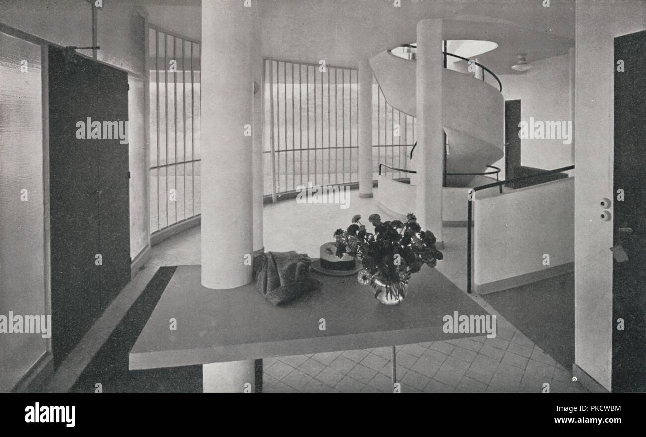 'Interior of the Villa at Poissy', 1933. Artist: Unknown Stock Photo ...