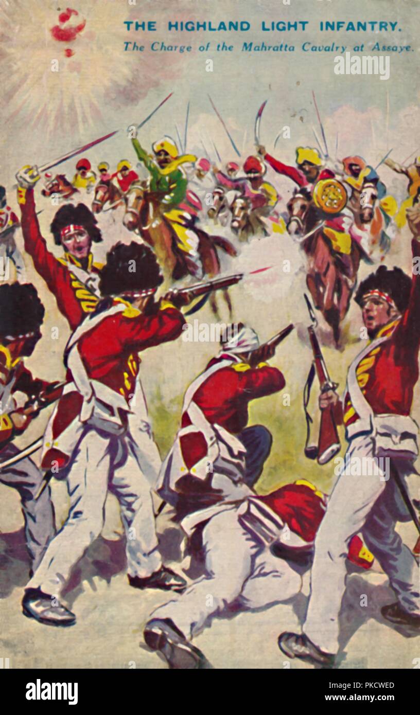 'The Highland Light Infantry. The Charge of the Mahratta Cavalry at ...