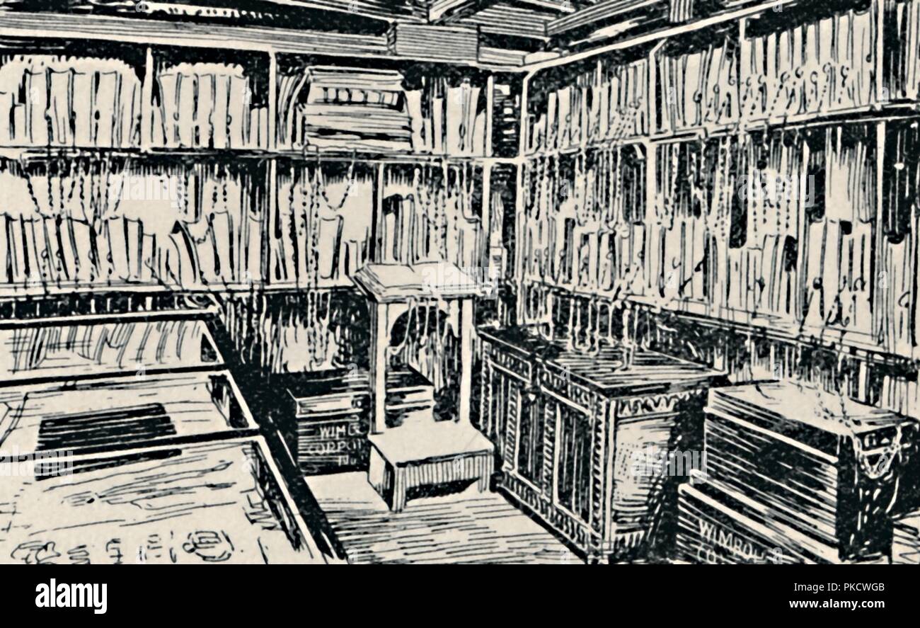 'The Chained Library at Wimborne', 1929. Artist: Unknown Stock Photo ...
