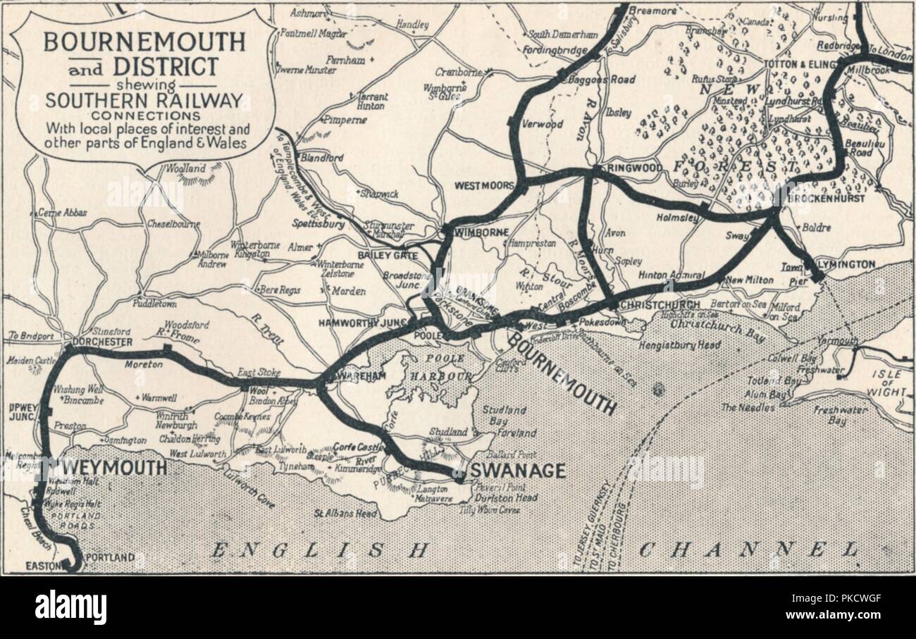 Bournemouth transportation network hi-res stock photography and images ...