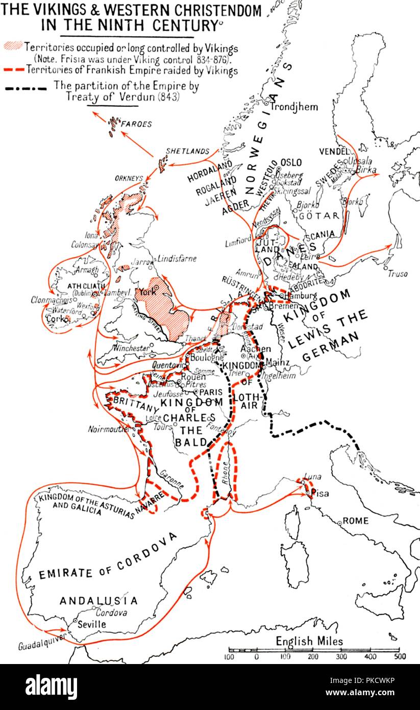 Anglo saxon viking map hi-res stock photography and images - Alamy