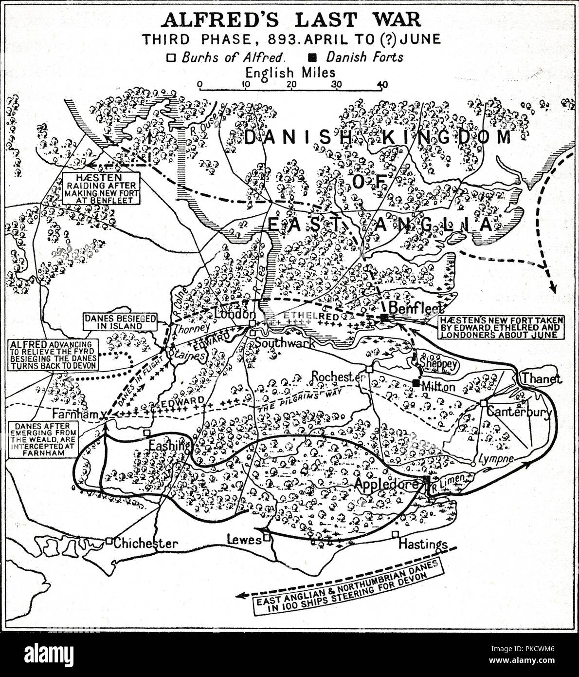 Anglo saxon viking map hi-res stock photography and images - Alamy