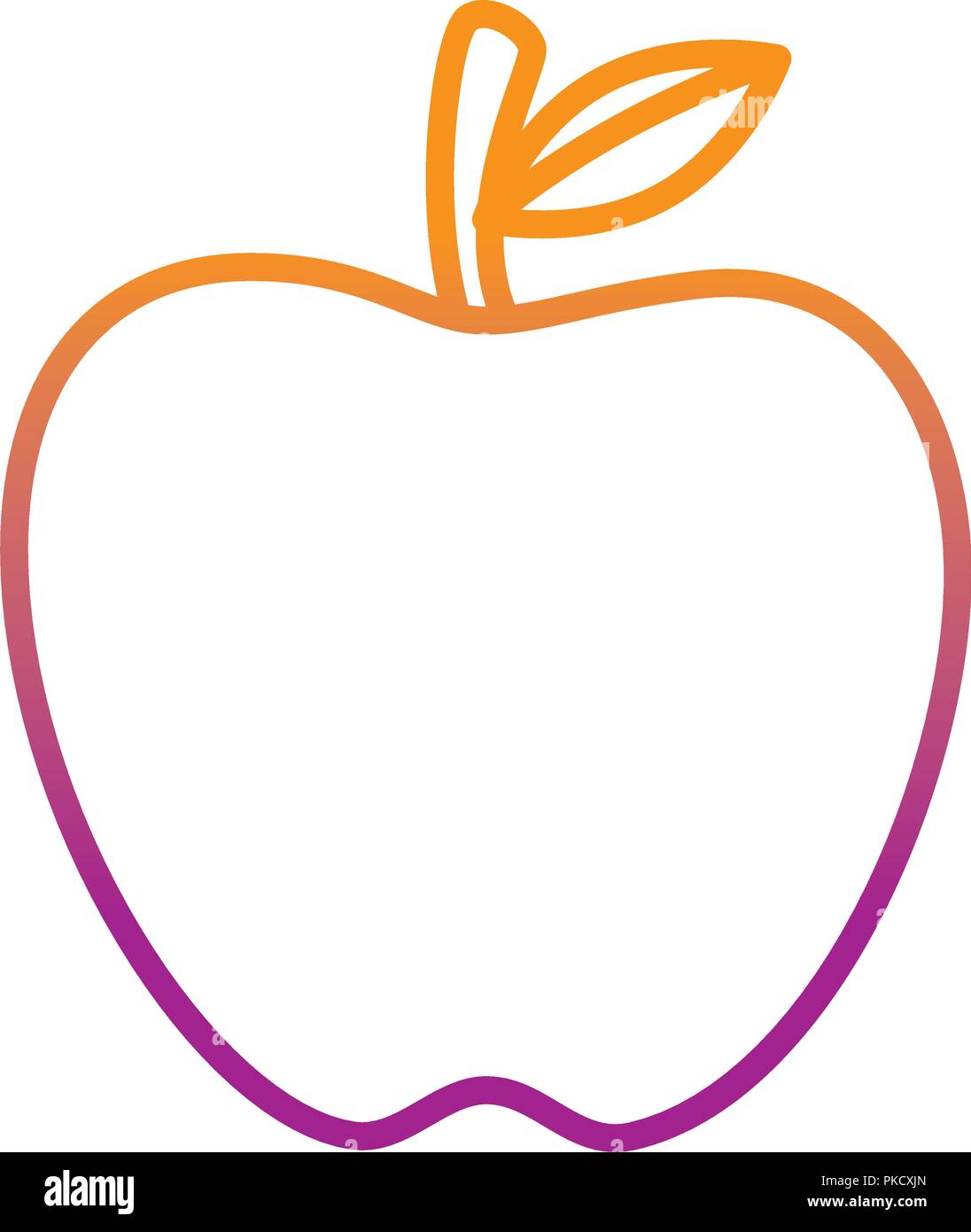 apple fresh fruit icon Stock Vector Image & Art - Alamy