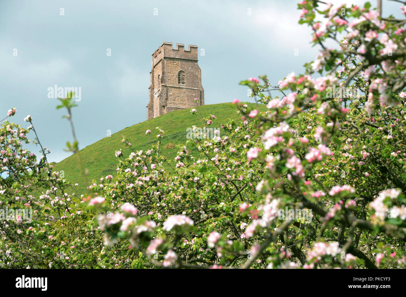 Place of pilgrimage glastonbury tor hi-res stock photography and images ...