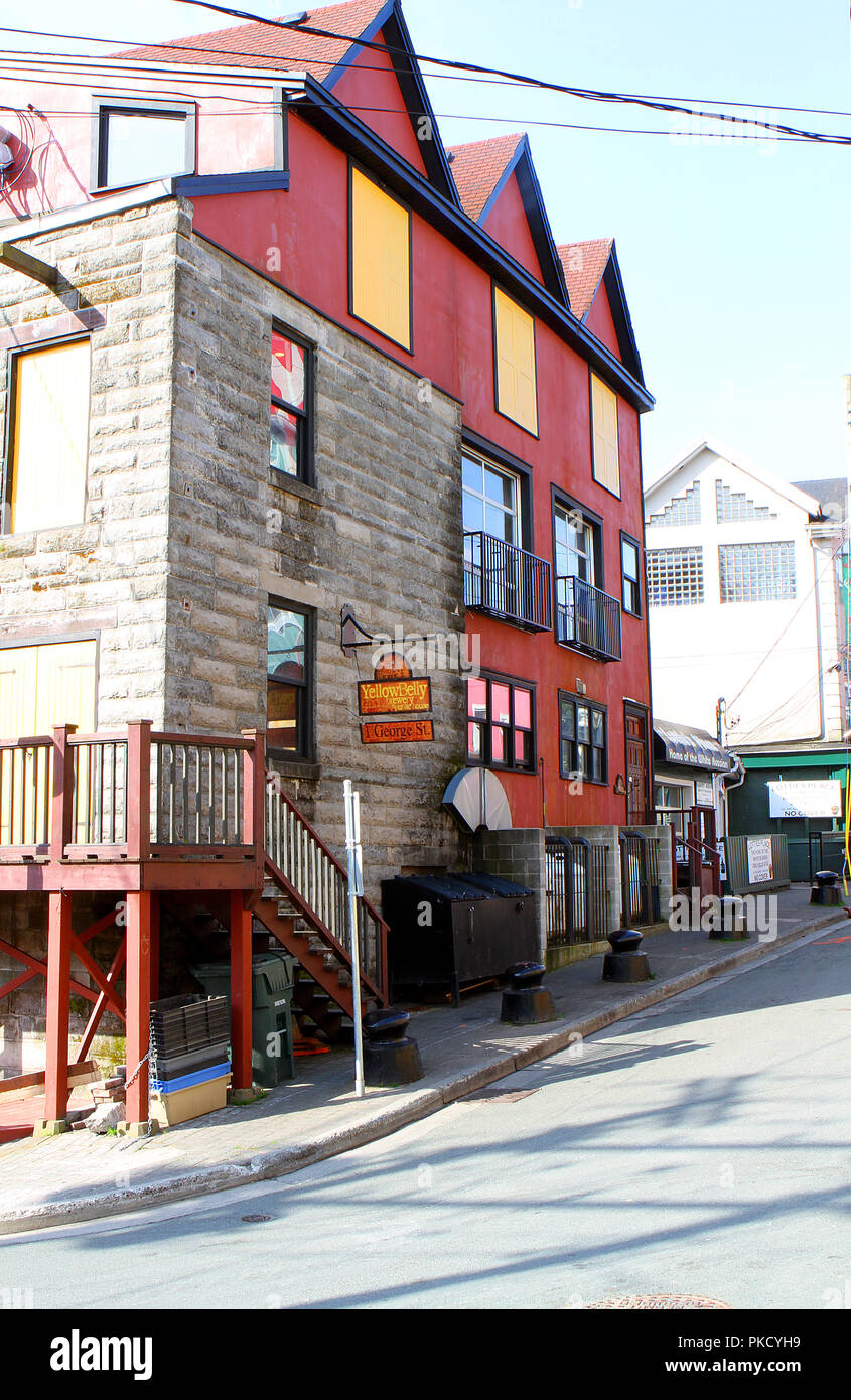 Street scenes of the city of St. John's, Newfoundland, Canada Stock ...