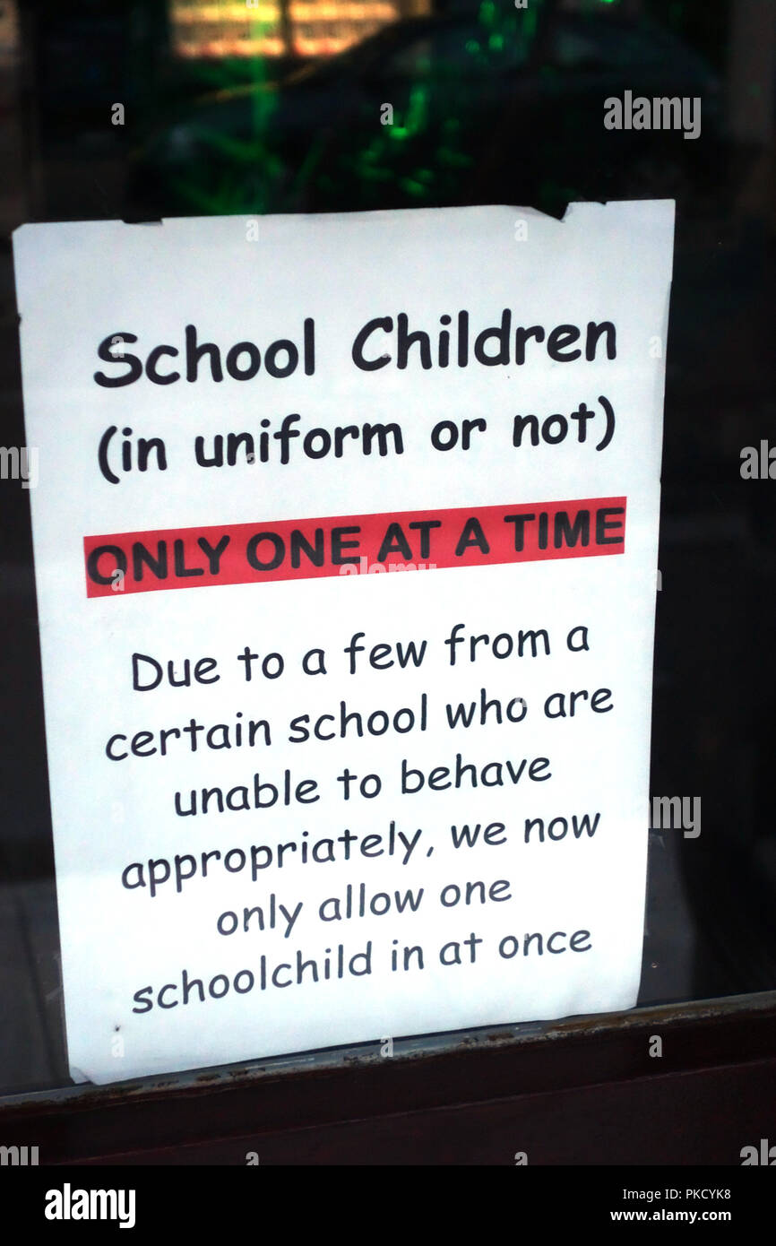Nuisance Notice At Bexhill United Kingdom Stock Photo Alamy