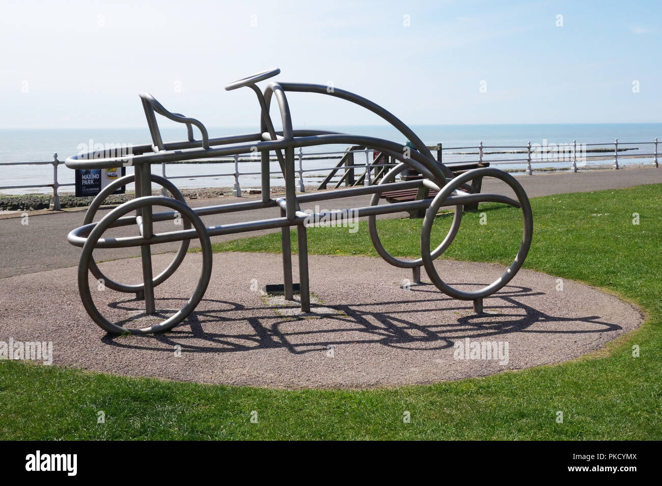 sculpture honoring the birth of British motor racing in Bexhill-on-Sea ...