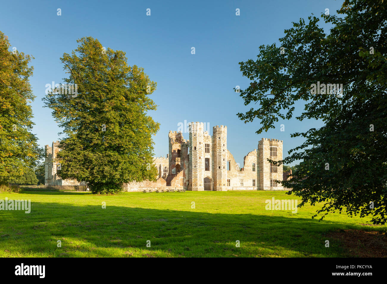 Cowdray Estate ruins in Midhurst, West Sussex, England Stock Photo - Alamy
