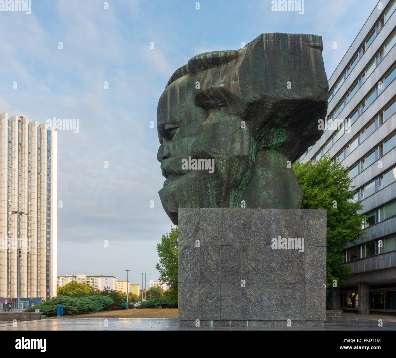 Karl Marx Monument in Chemnitz, Germany Stock Photo - Alamy