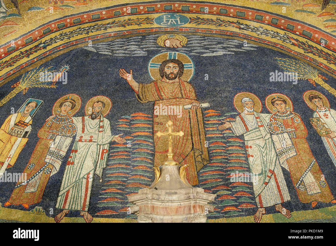 Italy, Lazio, Rome, Esquiline Hill, Santa Prassede church, 9th Century ...