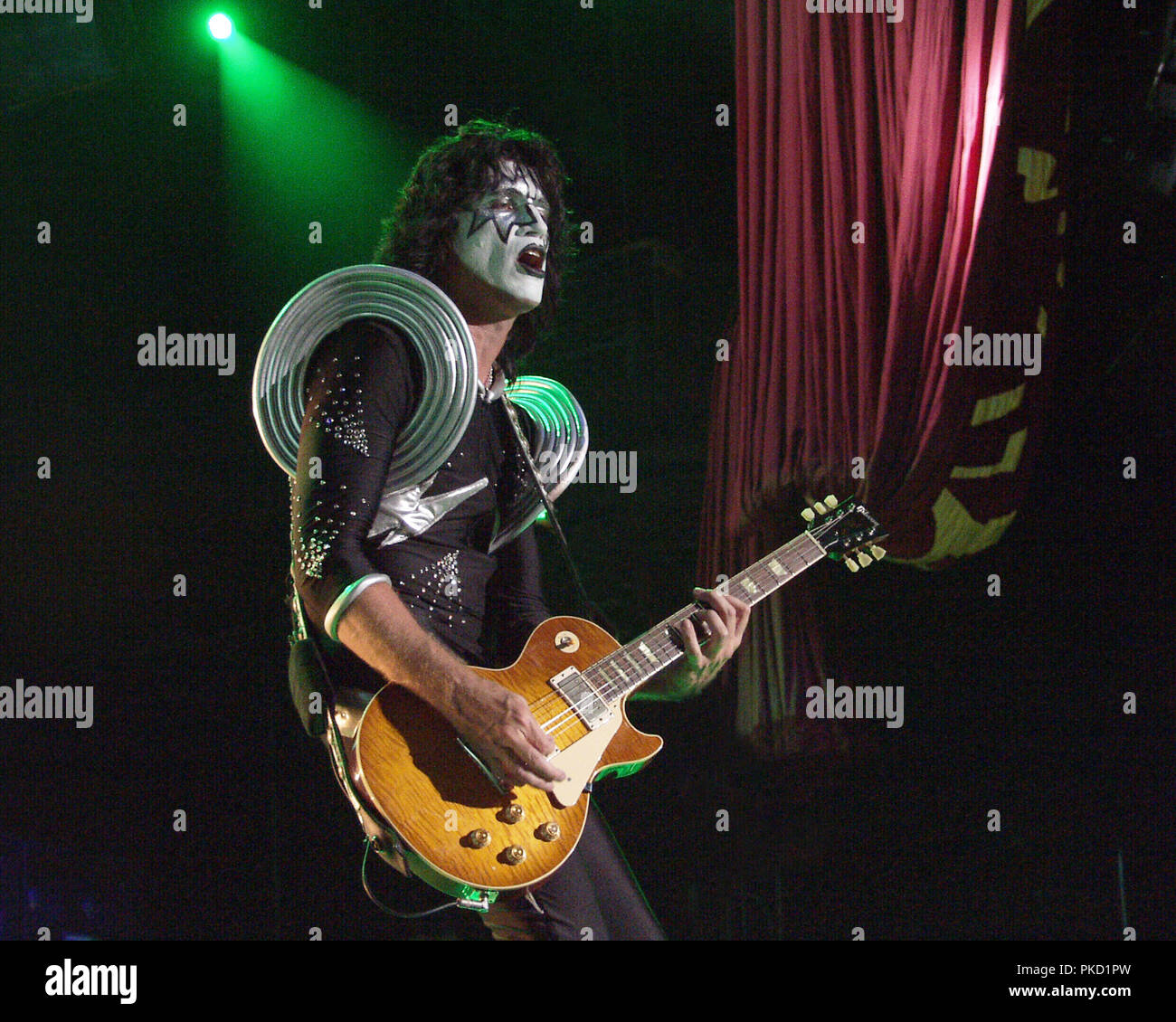 Tommy Thayer of KISS performs at Lakewood Amphitheatre in Atlanta ...