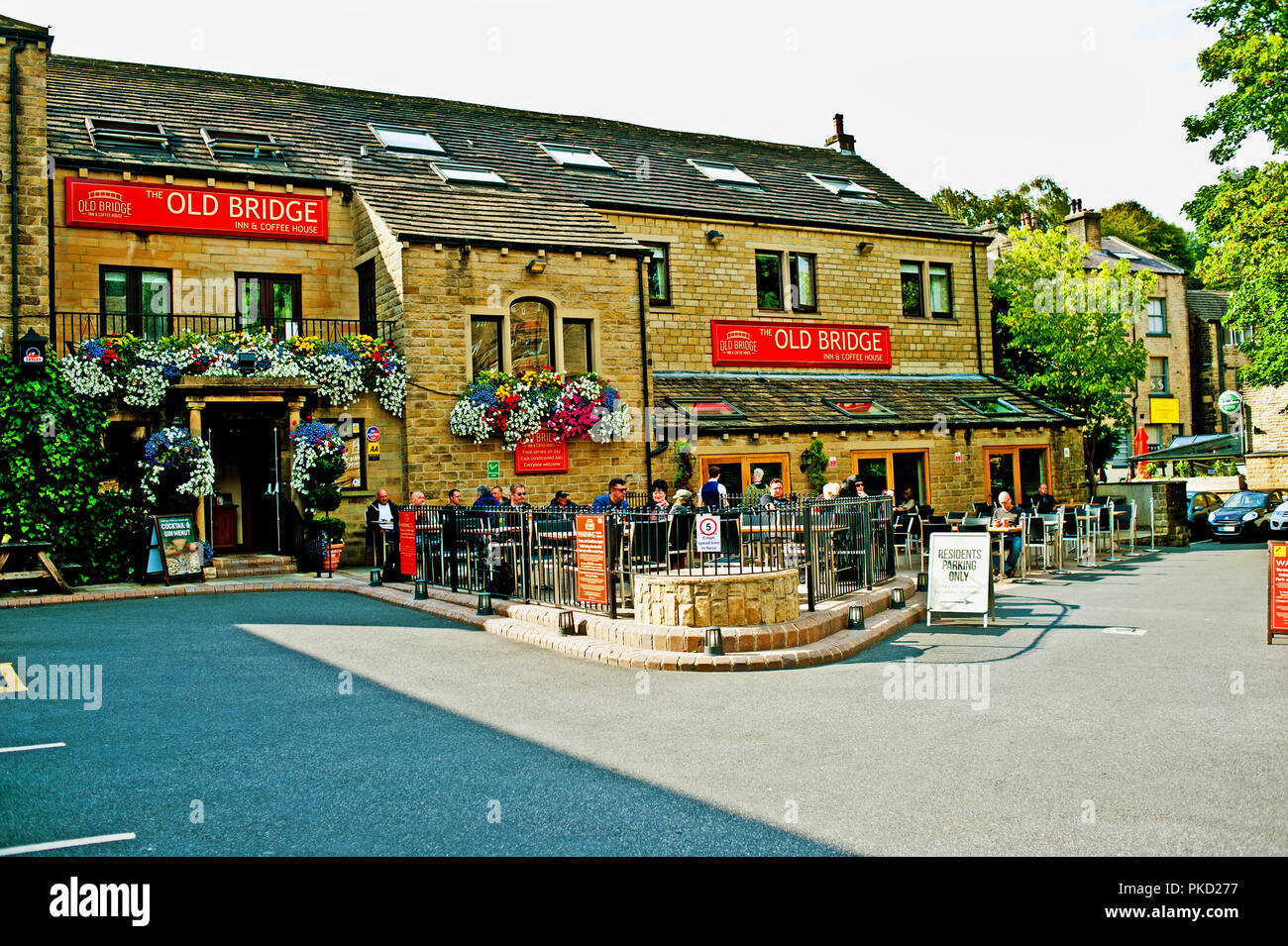 The Old Bridge Inn and coffee house, Holmfirth, West Yorkshire, England ...