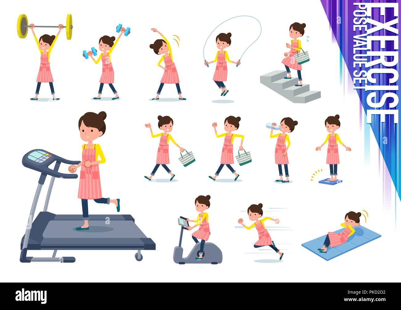 Water aerobic Stock Vector Images - Alamy