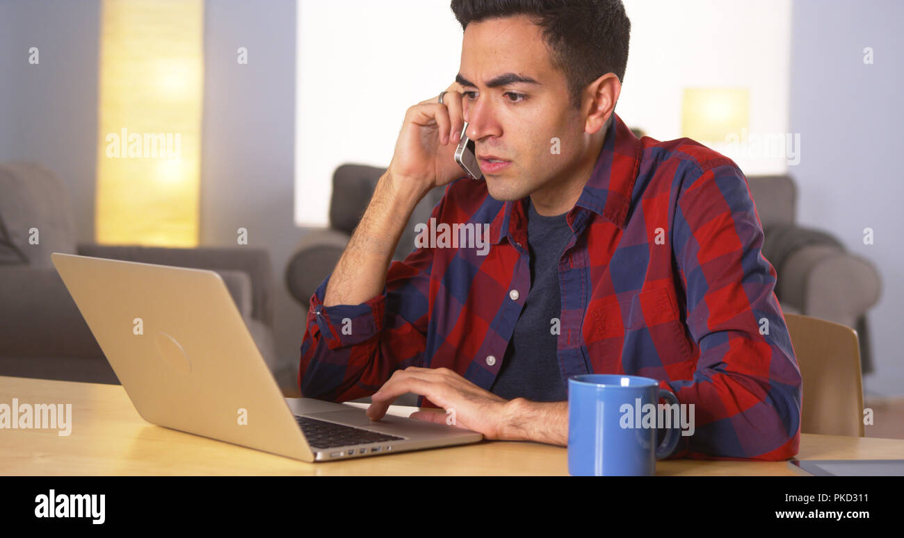 Mexican people man talking on hi-res stock photography and images - Alamy