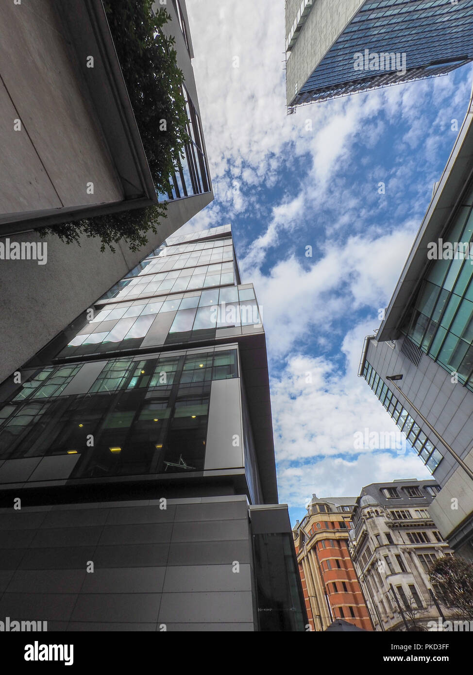 Glass buildings in Manchester City centre Stock Photo - Alamy