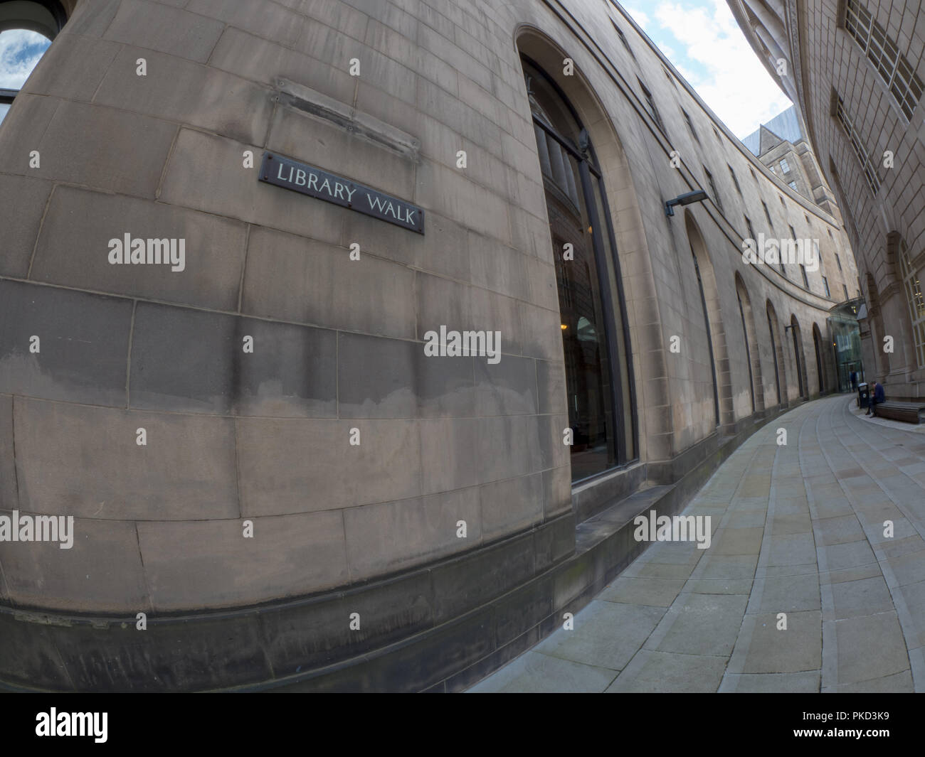 Library Walk, Manchester Stock Photo - Alamy