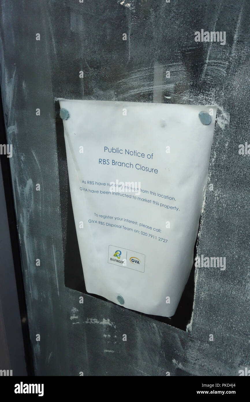 Closed Down Bank Stock Photos & Closed Down Bank Stock Images - Alamy