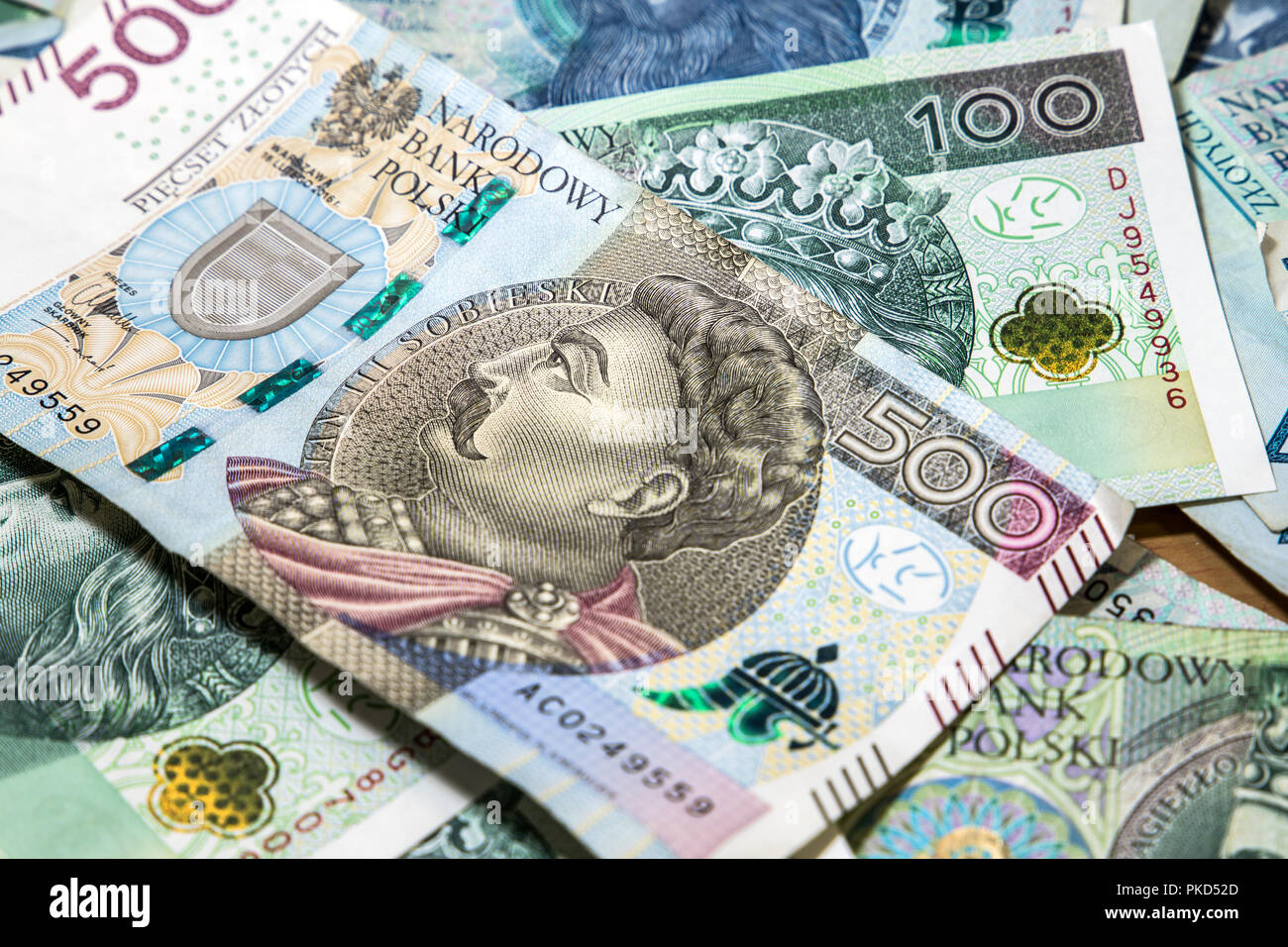 polish money background, PLN Stock Photo - Alamy