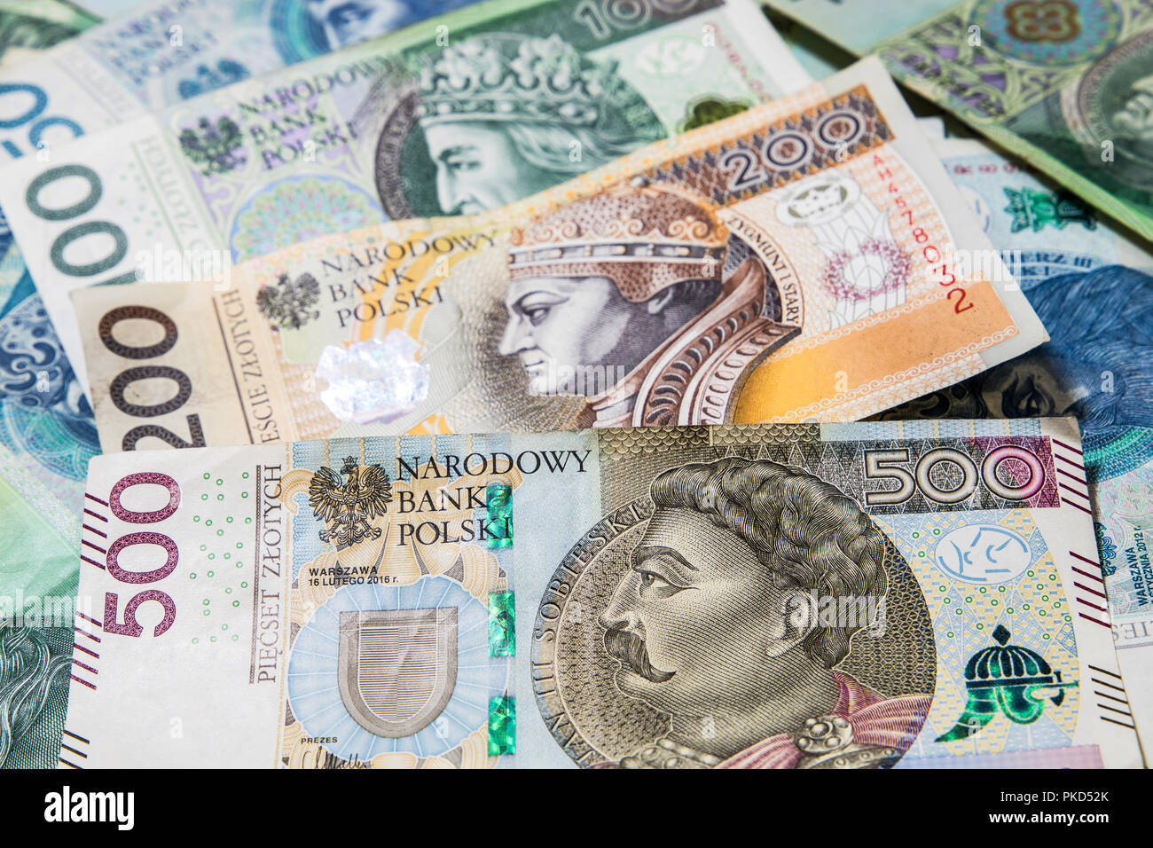 polish money background, PLN Stock Photo - Alamy