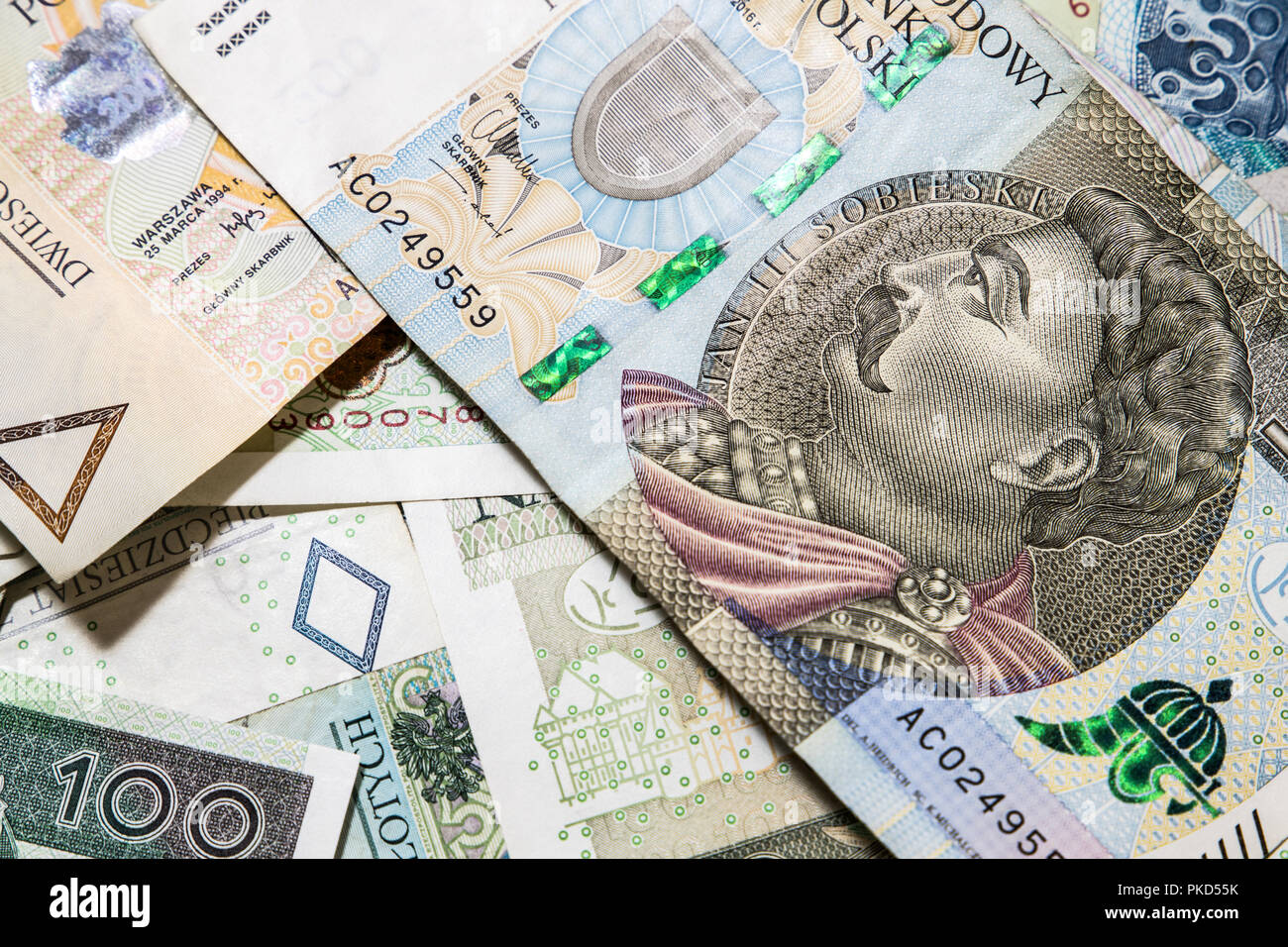polish money background, PLN Stock Photo - Alamy