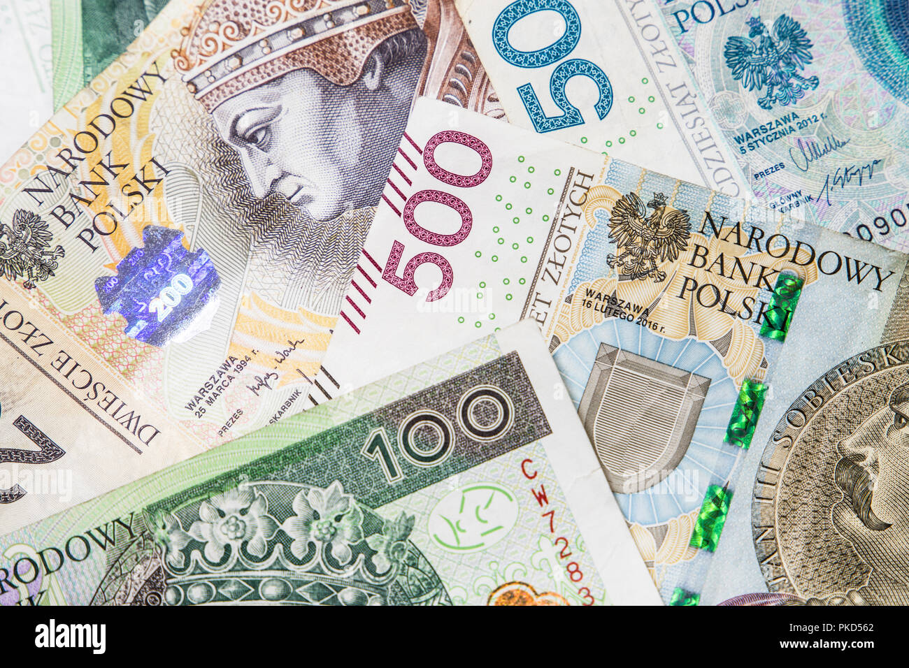 polish money background, PLN Stock Photo - Alamy