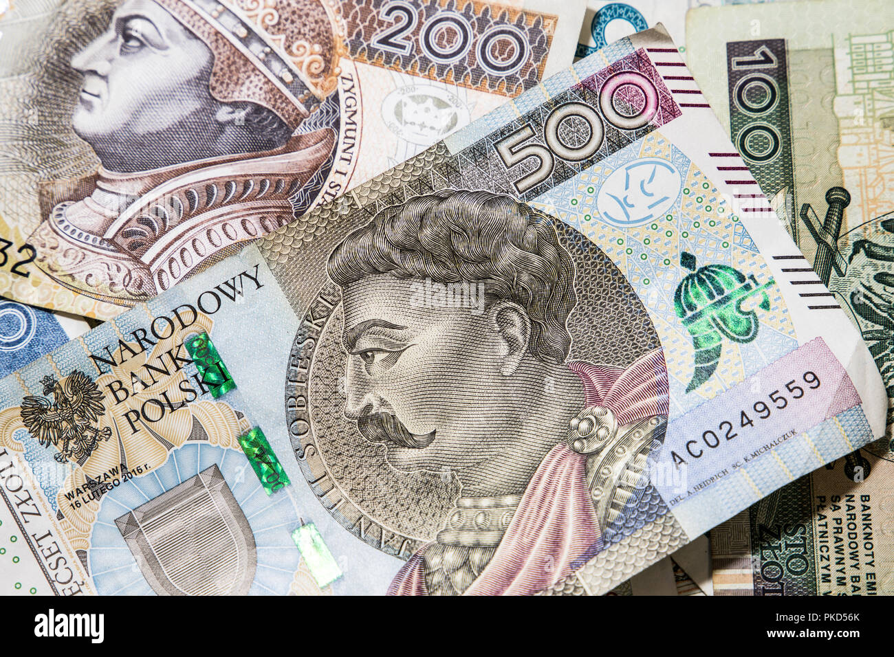 polish money background, PLN Stock Photo - Alamy