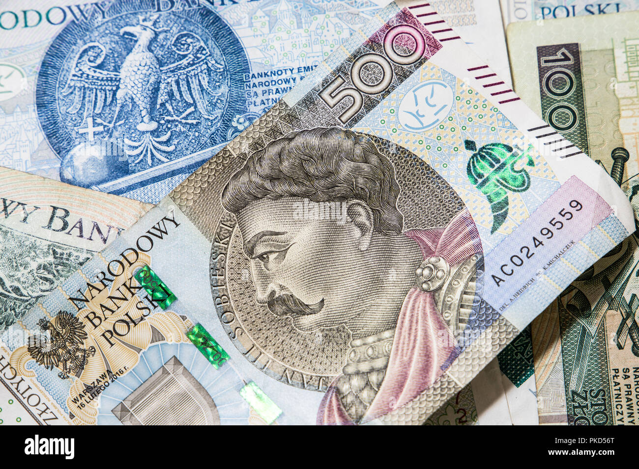 polish money background, PLN Stock Photo - Alamy