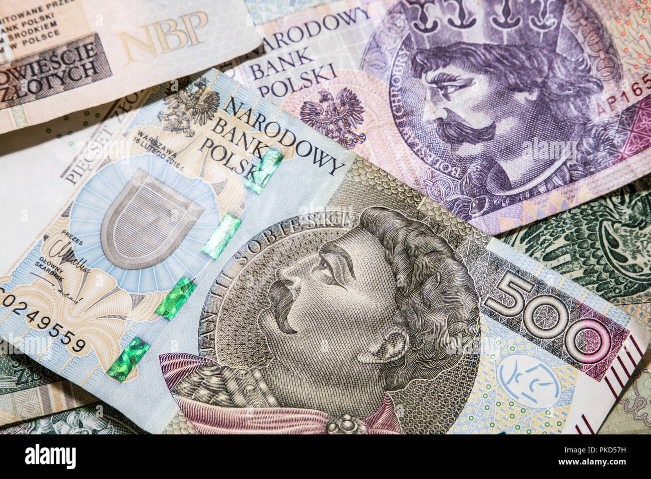 polish money background, PLN Stock Photo - Alamy