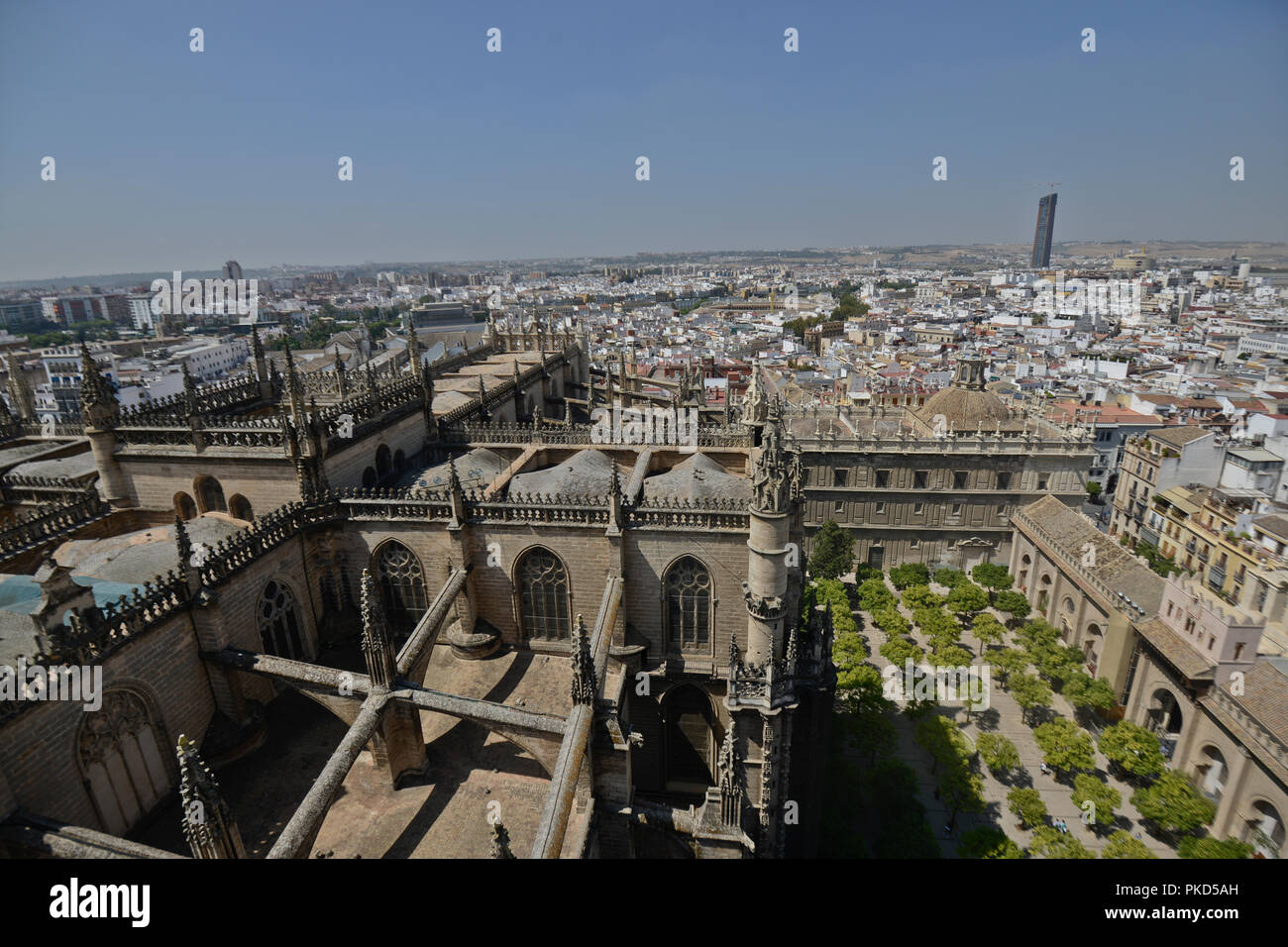 Seville cathedral aerial hi-res stock photography and images - Alamy