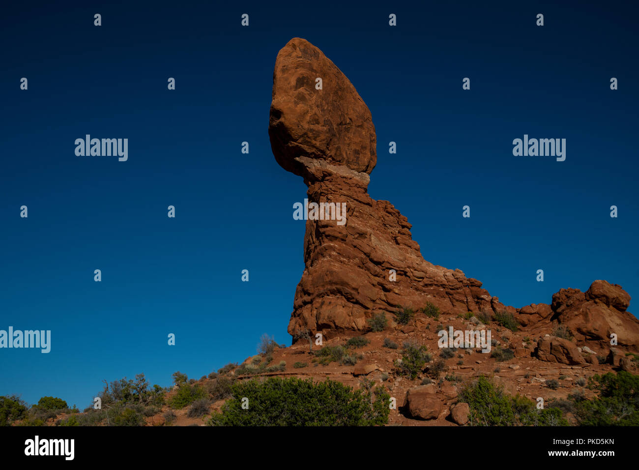 Balanced Rock, Arches National Park, Moab, Utah USA Stock Photo - Alamy