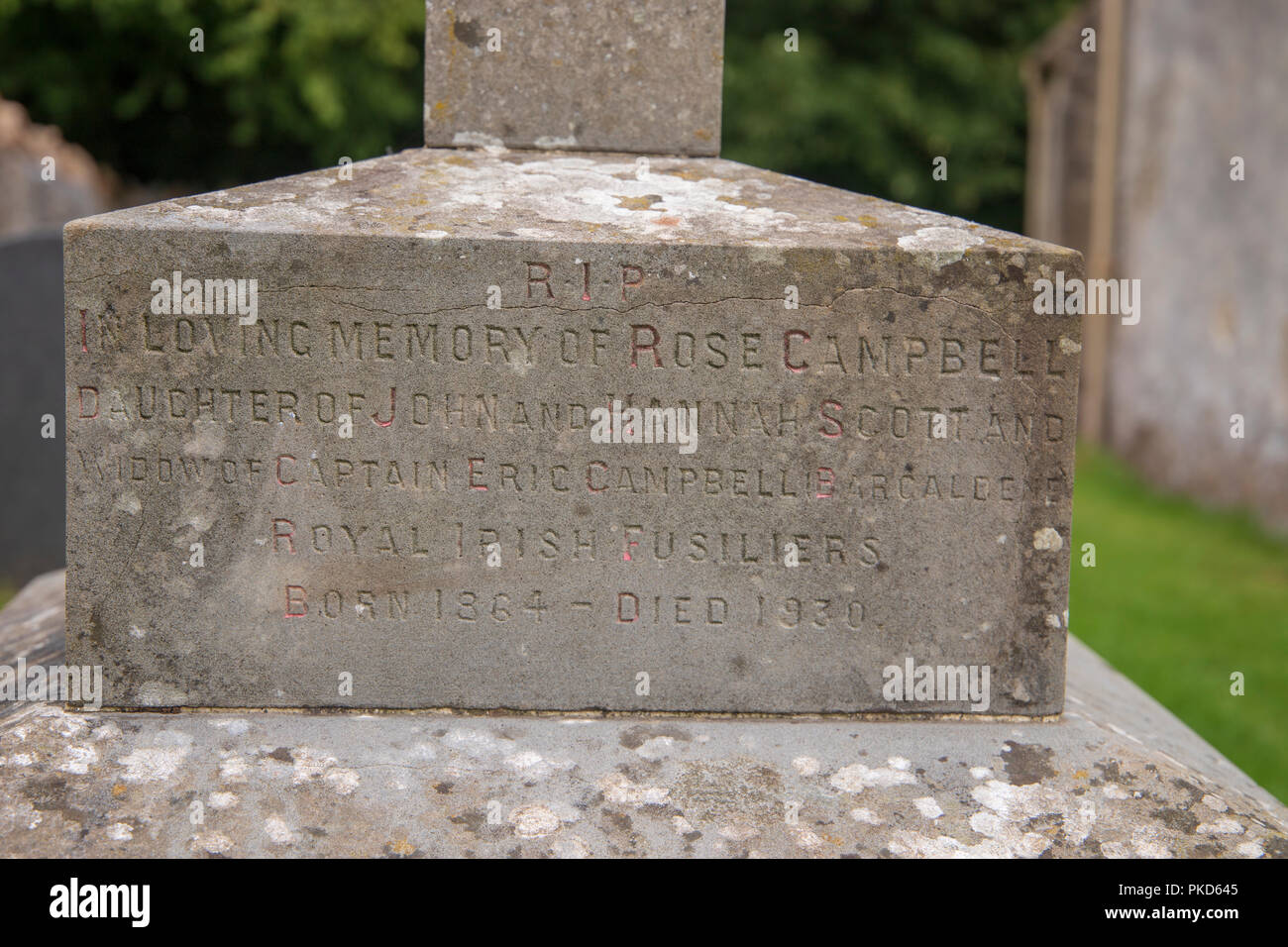 Robert Falcon Scott Memorial, at St Andrews Church, Holcombe Stock ...