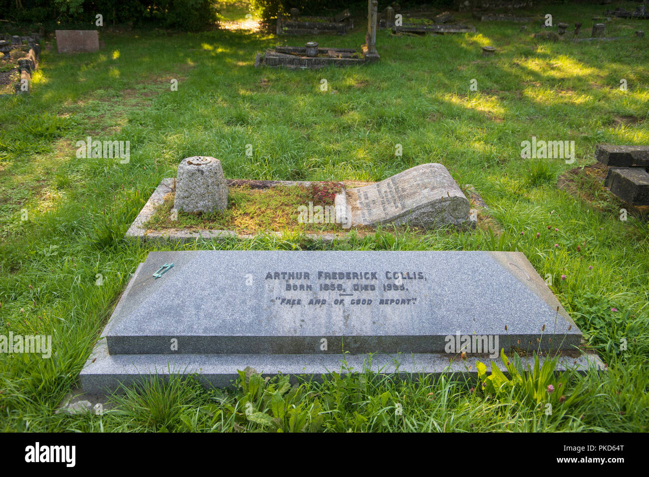 The Grave of Arthur Frederick Collis 1935 at Locksbrook Cemetery, Bath ...
