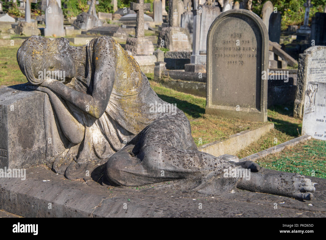 The Grave of Eleanor Nairn Klinker 1921 at Locksbrook Cemetery, Bath ...
