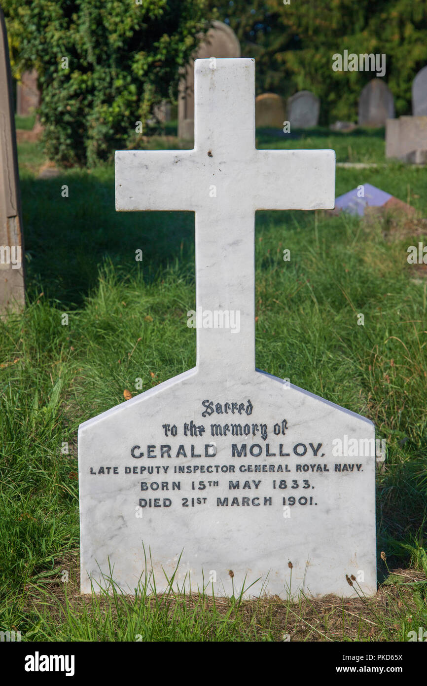 The Grave of Gerald Molloy 1901 at Locksbrook Cemetery, Bath Stock Photo - Alamy