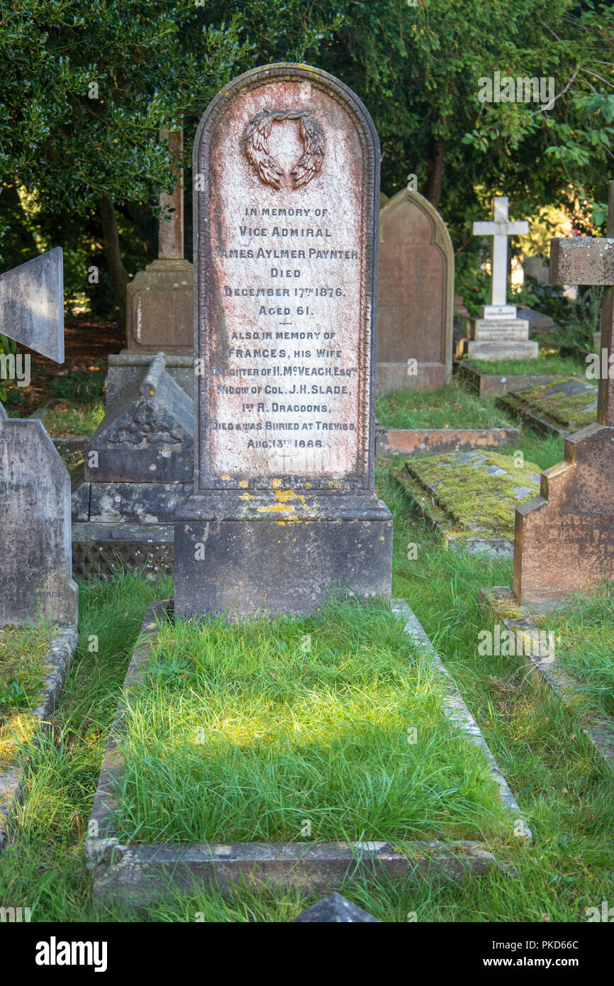 The Grave of James Aylmer Painter 1876 at Locksbrook Cemetery, Bath ...